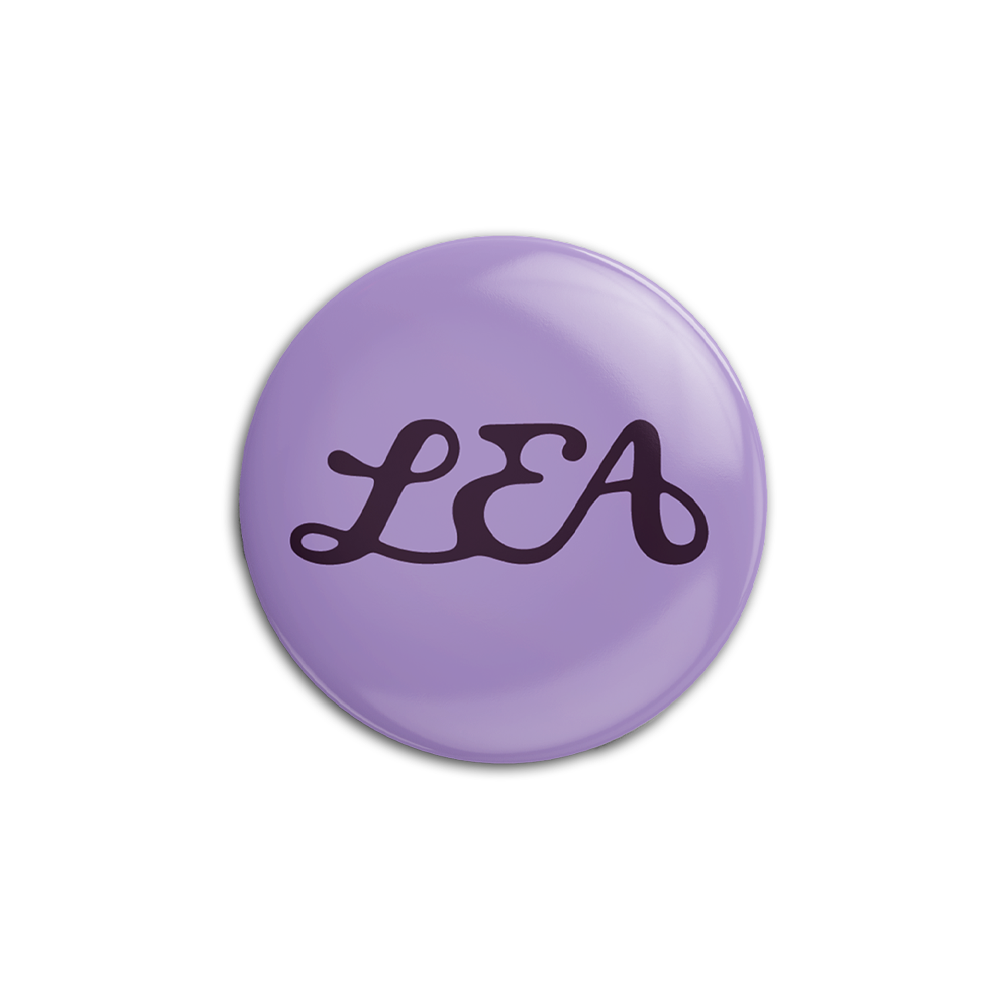 LEA Pin – Logo (Lila) – LEA Shop